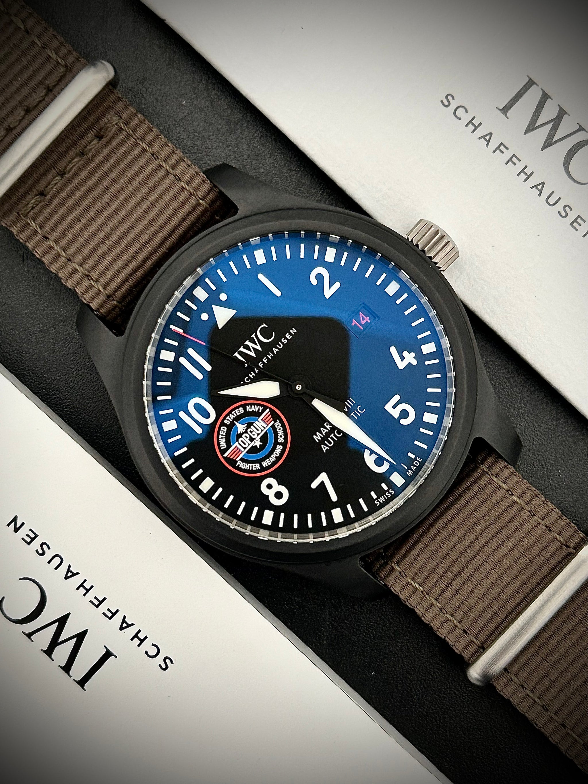 2022 IWC PILOTS WATCH MARK XVIII, TOP GUN EDITION, “SFTI” IW324712, FU