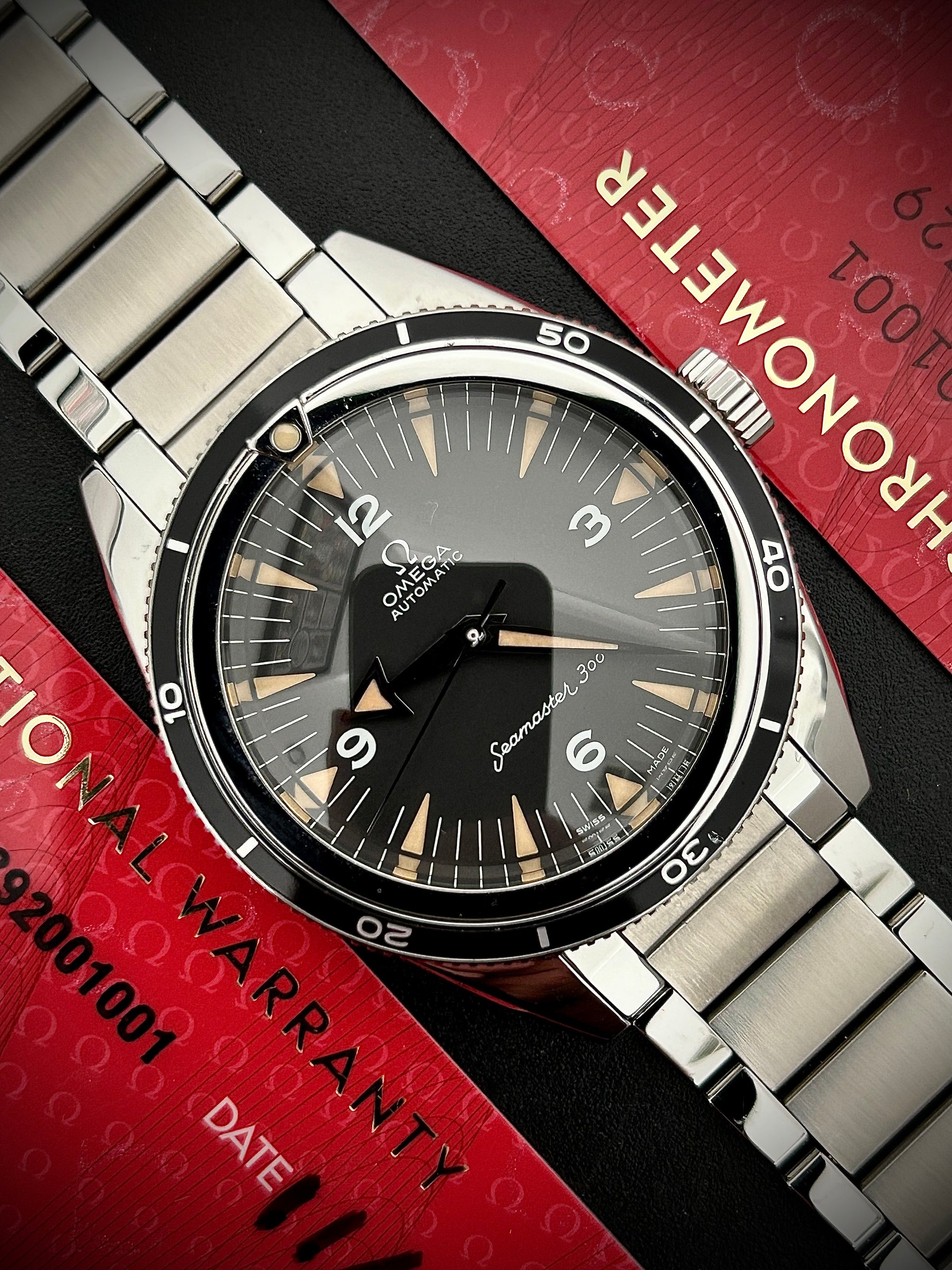 2020 OMEGA SEAMASTER 300, 1957 TRILOGY LIMITED EDITION, FULL SET, INC