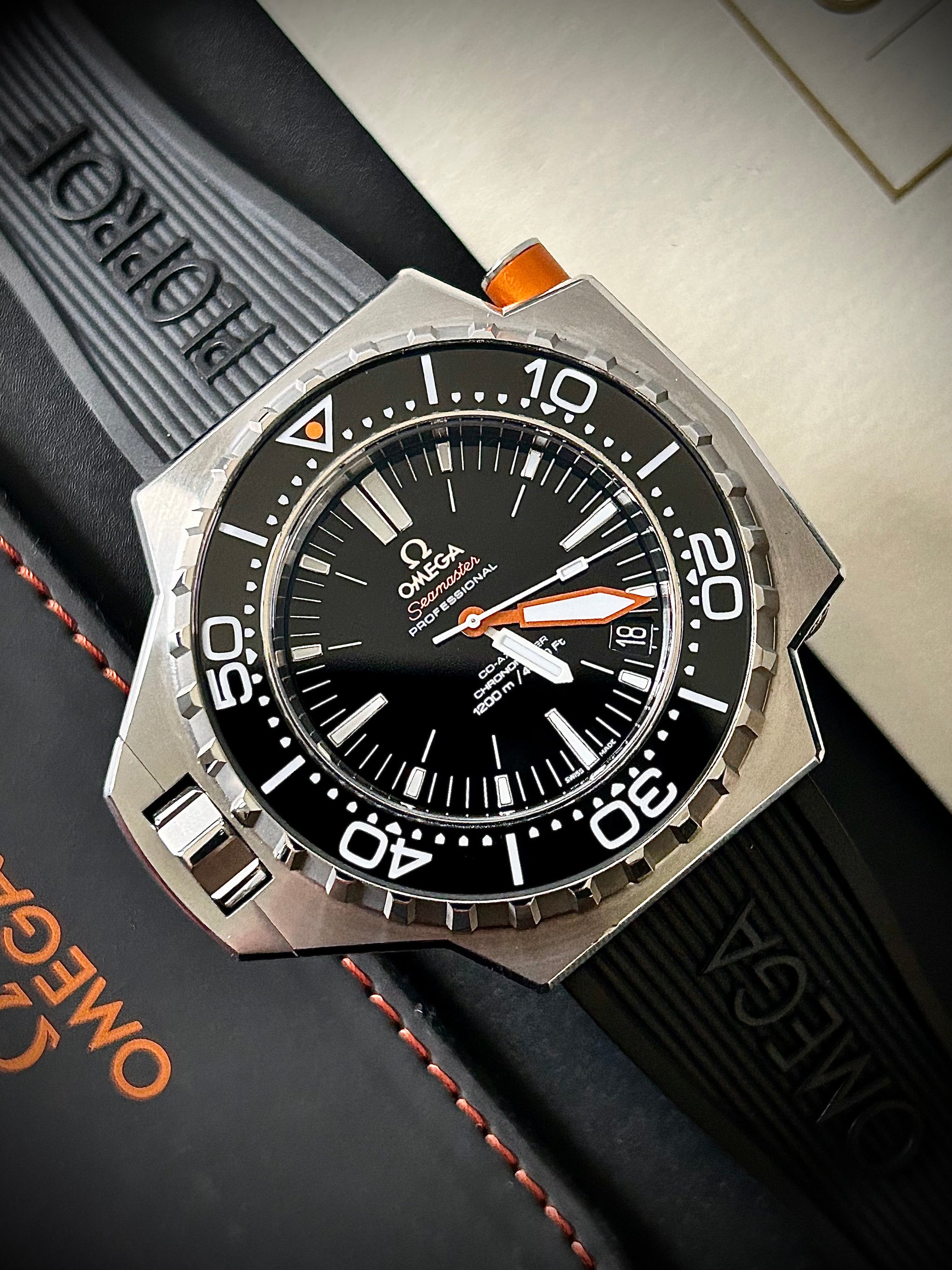 2022 OMEGA SEAMASTER PLOPROF 1200M, FULL SET, INC GST