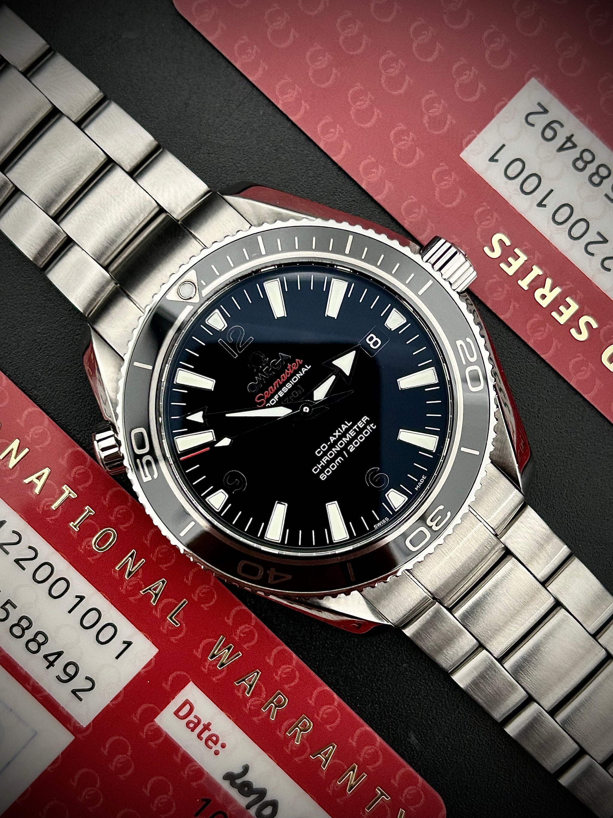 2010 OMEGA SEAMASTER PLANET OCEAN LIQUID METAL LIMITED EDITION, FULL S