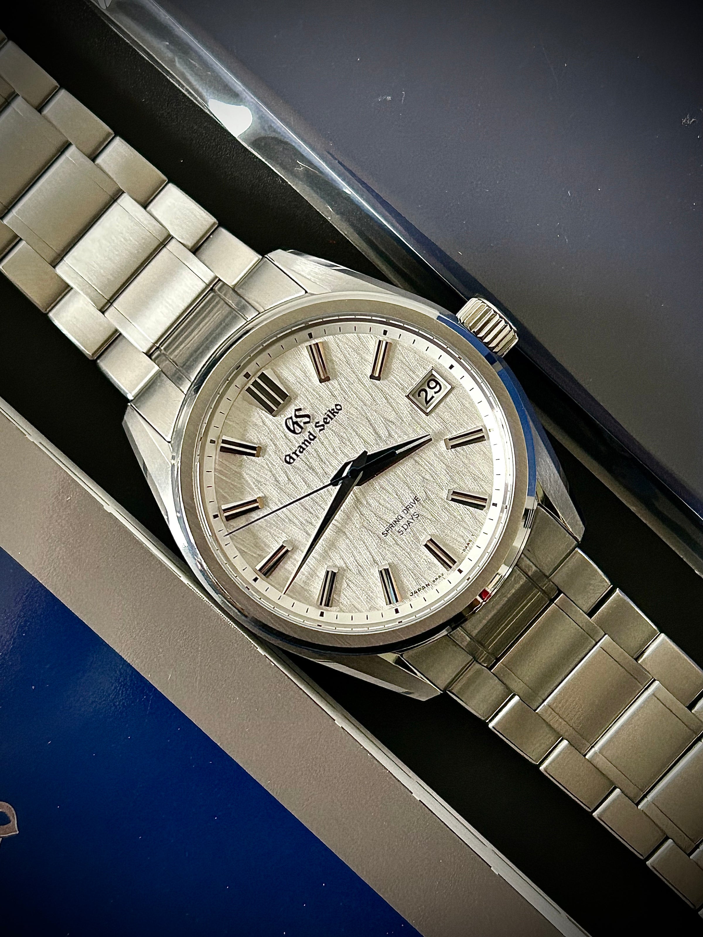 2024 GRAND SEIKO EVOLUTION 9 SPRING DRIVE, WHITE BIRCH, SLGA009, FULL